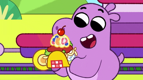 Ice Cream Eating GIF by Pikwik Pack - Find & Share on GIPHY