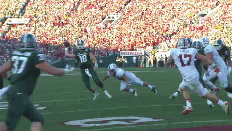 Excited College Football GIF by Michigan State Football - Find & Share ...