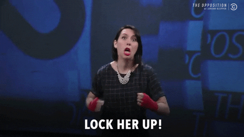 Laura Grey Lock Her Up GIF by The Opposition w/ Jordan Klepper - Find & Share on GIPHY