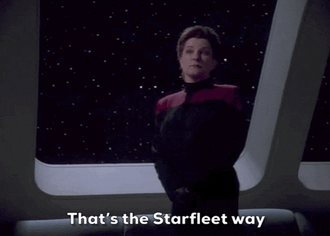 Star Trek Voyager Captain Janeway GIF by Star Trek - Find & Share on GIPHY