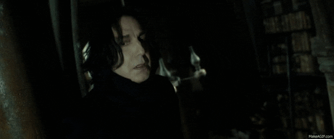 Unamused Snape Gif