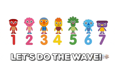 Wave Cheering GIF by Super Simple - Find & Share on GIPHY