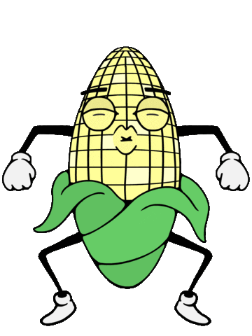 Corn Cob Dance Sticker by TheRealCornelius for iOS & Android | GIPHY