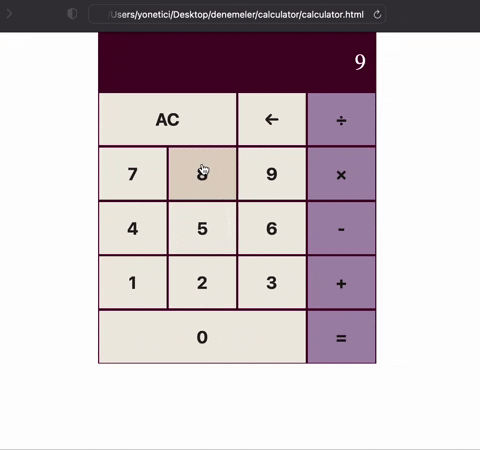 GitHub - AsliSema/Calculator