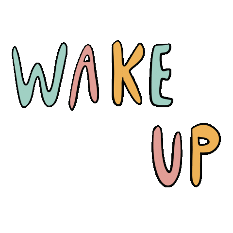 Wake Up Morning Sticker for iOS & Android | GIPHY