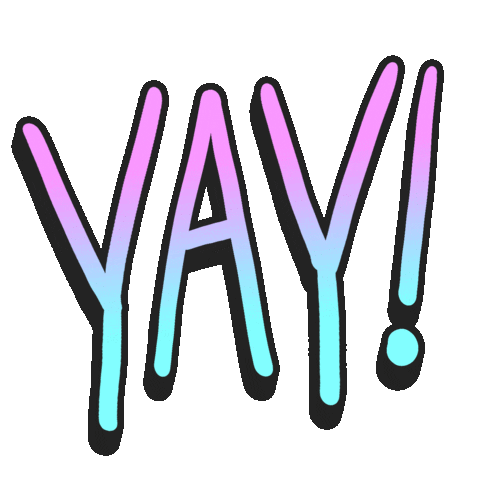 Happy Oh Yeah Sticker by megan motown for iOS & Android | GIPHY