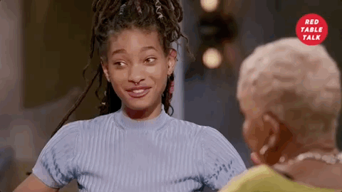 Willow Smith GIF by Red Table Talk - Find & Share on GIPHY