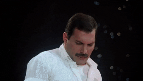 Time Waits For No One GIF by Freddie Mercury - Find & Share on GIPHY