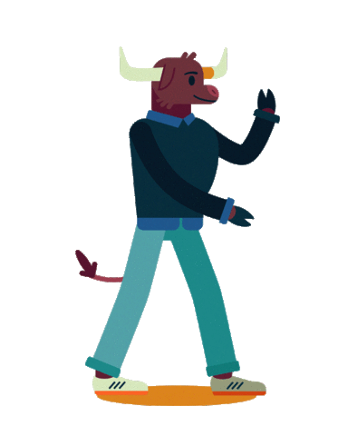 Wave Hello Sticker by Emily Julstrom for iOS & Android | GIPHY