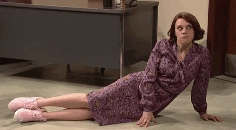 Laying Down Kate Mckinnon GIF by Saturday Night Live - Find & Share on ...