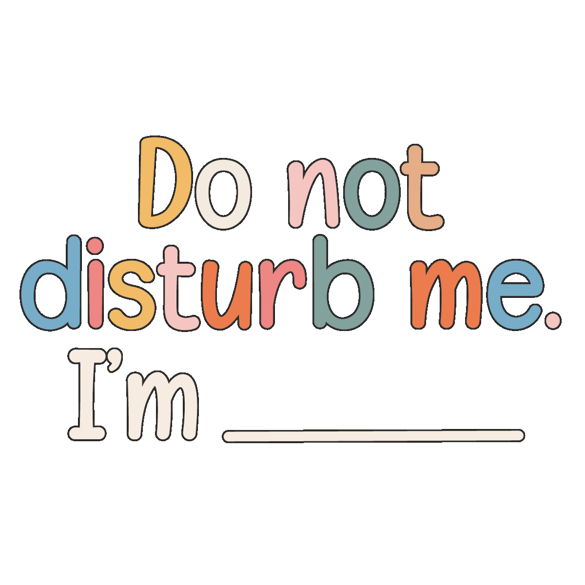 Do Not Disturb Sticker for iOS & Android | GIPHY