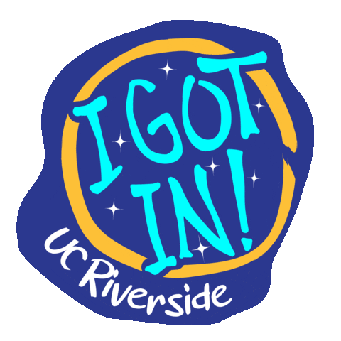 I Got In Scotty Sticker by UC Riverside for iOS & Android | GIPHY