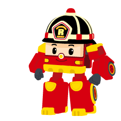 Rescue Firefighter Sticker by Robocar POLI for iOS & Android | GIPHY