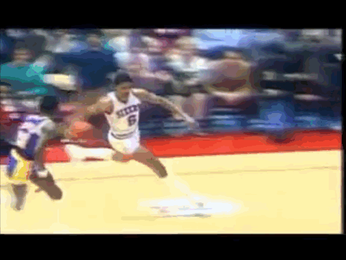 Julius Erving Dunk Gif