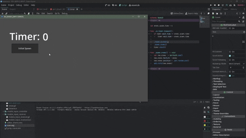 Timer help : r/godot