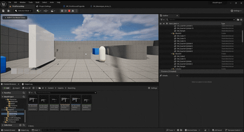 Animation for firing my gun looks fine in sequence, but in game the rotation barely happens : r ...