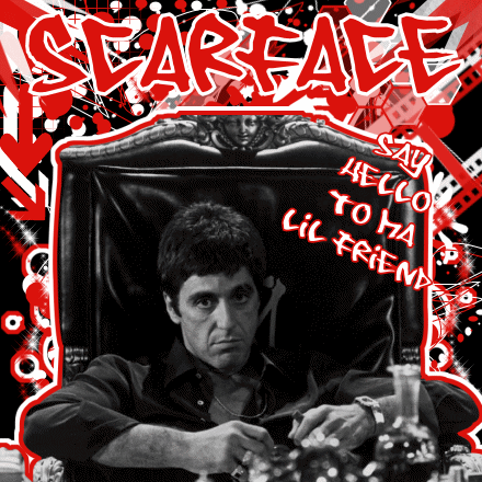 Scarface Say Hello To My Little Friend Gif