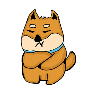 Angry Shiba Inu Sticker by Florens Debora for iOS & Android | GIPHY