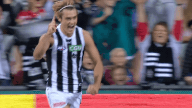 Goal Afl GIF by CollingwoodFC - Find & Share on GIPHY