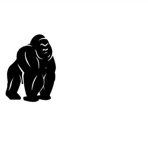 Gorilla GIF by Paw3r - Find & Share on GIPHY