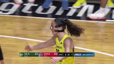 High Five Seattle Storm GIF by WNBA - Find & Share on GIPHY