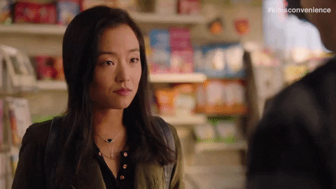 Surprised Andrea Bang GIF by Kim's Convenience - Find & Share on GIPHY