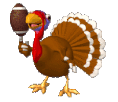 Turkey Time Sticker for iOS & Android | GIPHY