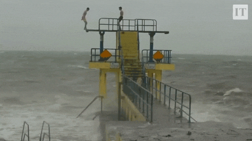 Storm Desmond Swimming GIF by NowThis - Find & Share on GIPHY
