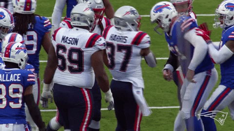 Let Go Reaction GIF by New England Patriots - Find & Share on GIPHY