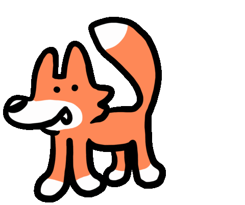 Happy Fox Sticker by Ruppert Tellac for iOS & Android | GIPHY