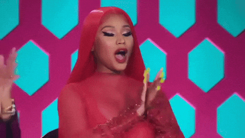 Happy Nicki Minaj GIF by RuPaul's Drag Race - Find & Share on GIPHY