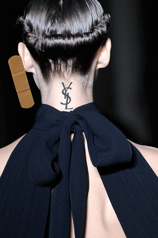 Yves Saint Laurent Logo Gif By Fashgif - Find & Share on GIPHY