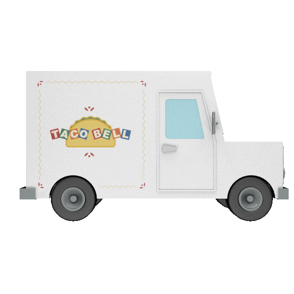 Food Truck Sticker by Taco Bell for iOS & Android | GIPHY