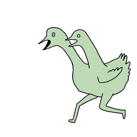 Bird Running Sticker for iOS & Android | GIPHY