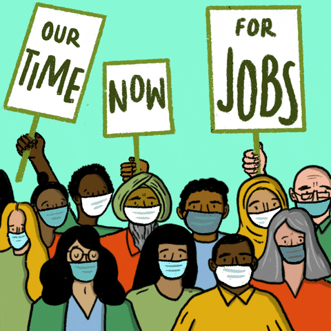 Job Protest GIF by Creative Courage - Find & Share on GIPHY