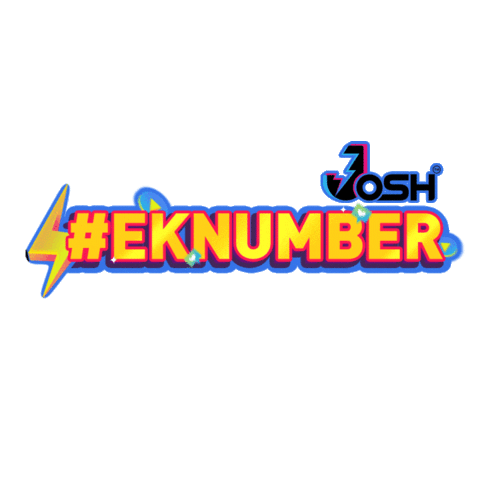 One Year Ek Number Sticker by Official Josh App for iOS & Android | GIPHY
