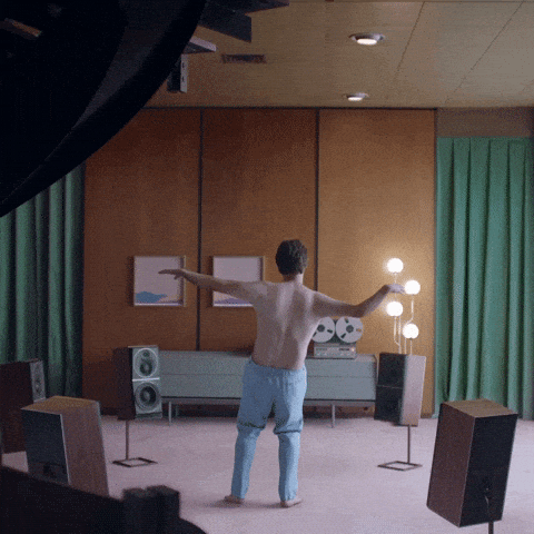 Living Room Techno GIF by Klarna - Find & Share on GIPHY