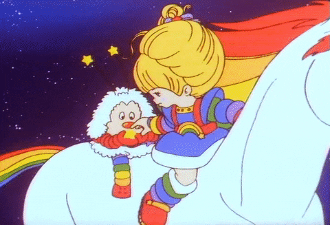 Rainbow Brite 80S GIF - Find & Share on GIPHY