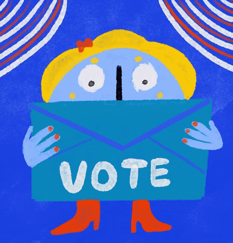 Joy Register To Vote GIF by Mighty Oak - Find & Share on GIPHY