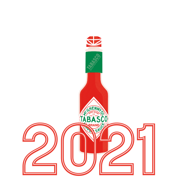 New Year Christmas Sticker by TABASCO® Brand for iOS & Android | GIPHY