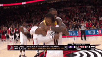 Lebron James Hug GIF by NBA - Find & Share on GIPHY
