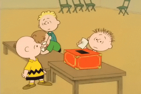 Youre Not Elected Charlie Brown GIF by Peanuts - Find & Share on GIPHY