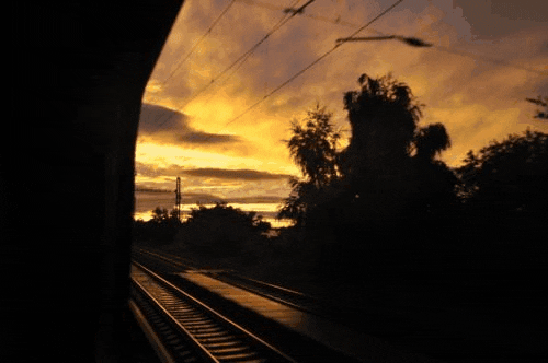 Train Sunset GIF - Find & Share on GIPHY