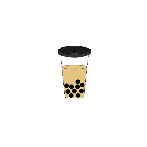 Bubble Tea Drink Sticker by V10 Projects for iOS & Android | GIPHY