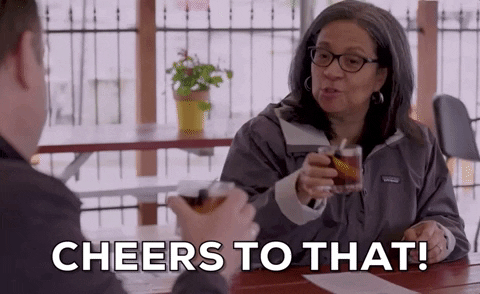 Cheers To That GIF by GIPHY News - Find & Share on GIPHY