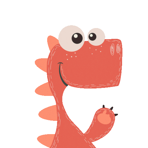 Dinosaur Hello Sticker for iOS & Android | GIPHY