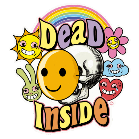 Th Im Dead Sticker by Threadheads for iOS & Android | GIPHY