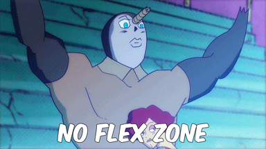 No Flex Zone Lol GIF by Cartoon Hangover - Find & Share on GIPHY