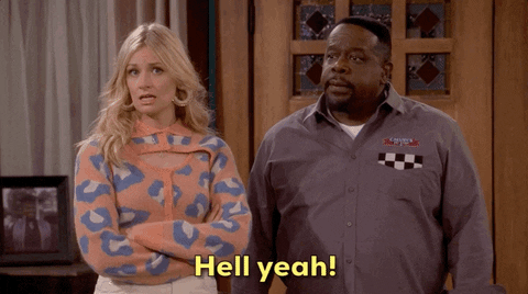 Hell Yeah Reaction GIF by CBS - Find & Share on GIPHY