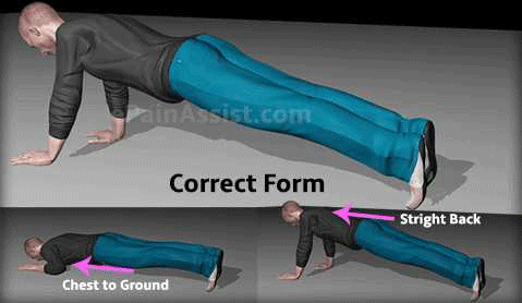 Tabata Workout For Beginners Push-Ups Exercise GIF by ePainAssist ...